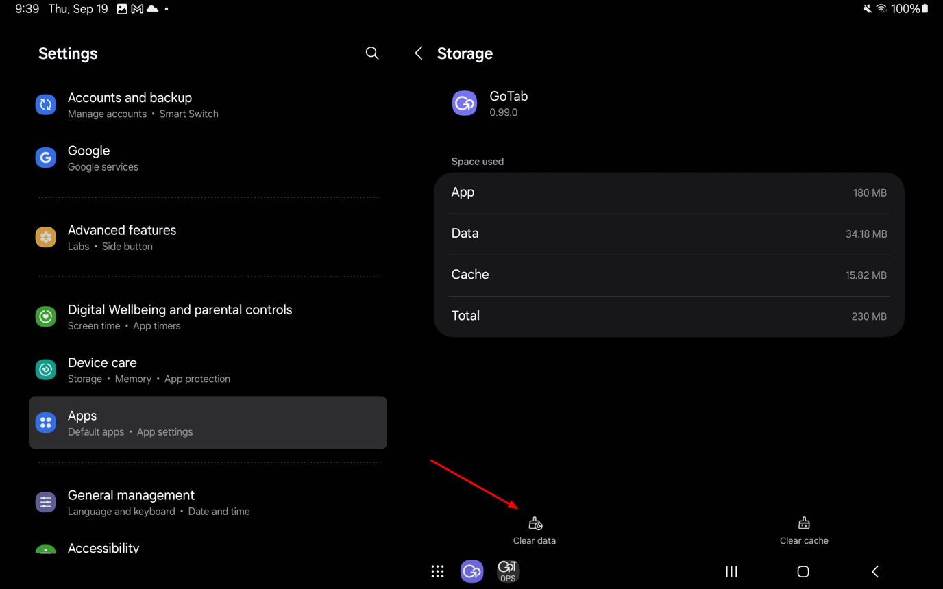 Activate GoTab POS as Non-Terminal